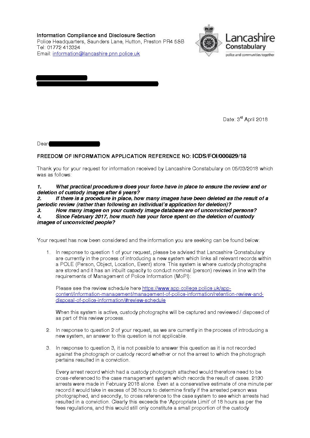 Metropolitan Police Letter metropolitan-police-letter